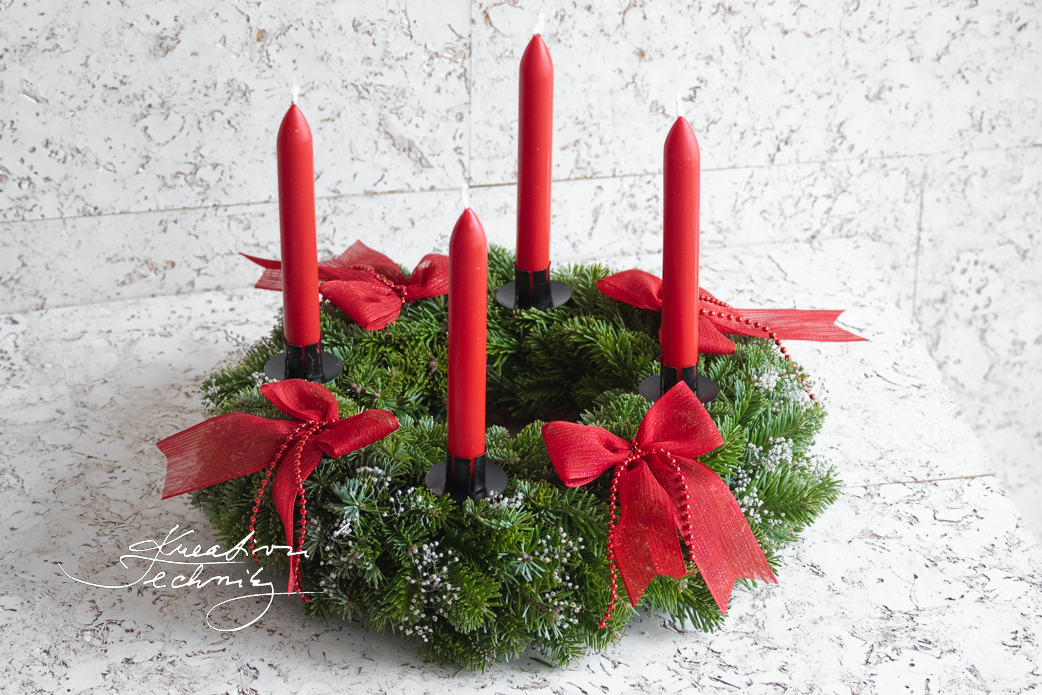 Adventní věnec 6x jinak | Video návod | Kreativní Techniky