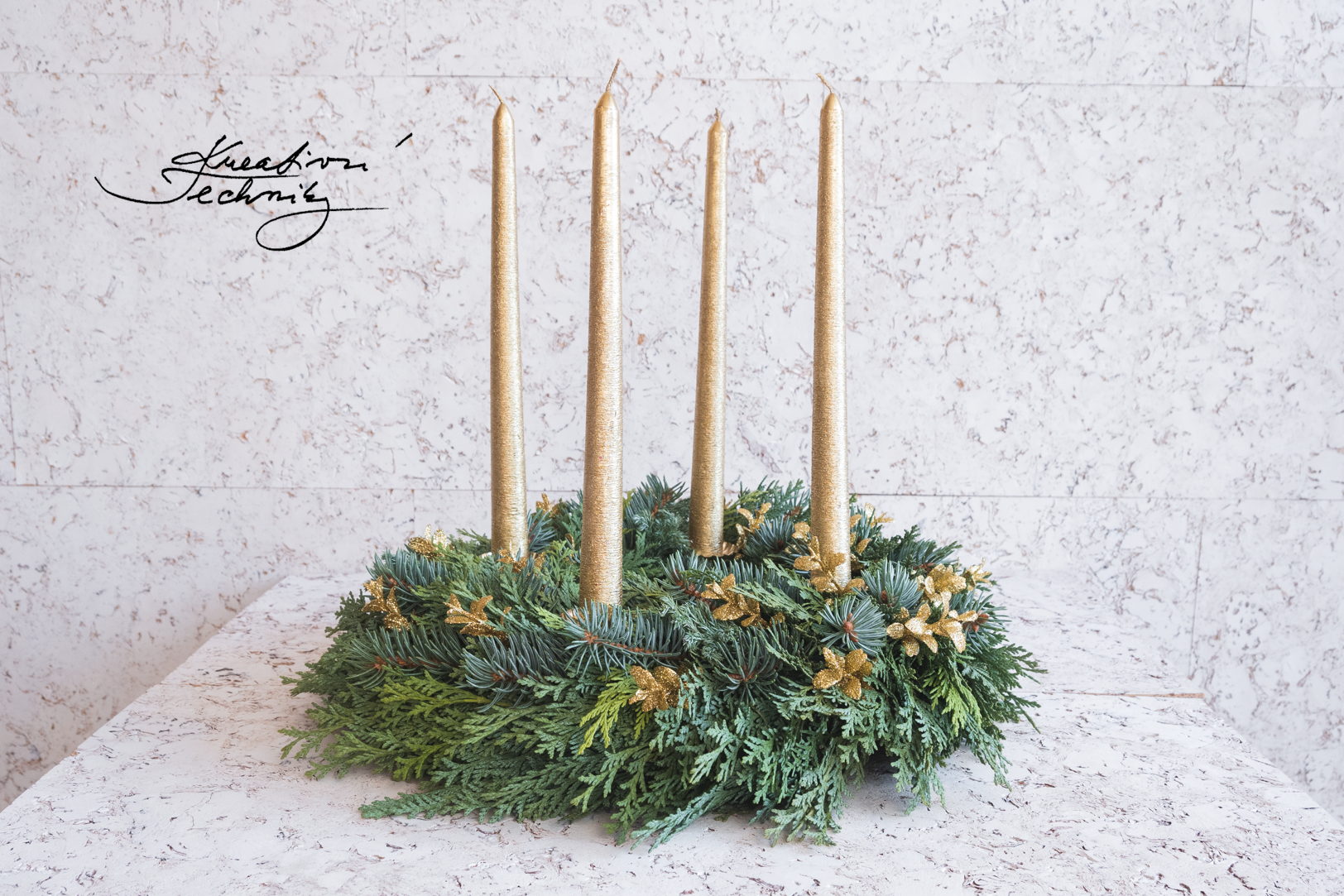 Adventní věnec | Video návod | Kreativní Techniky